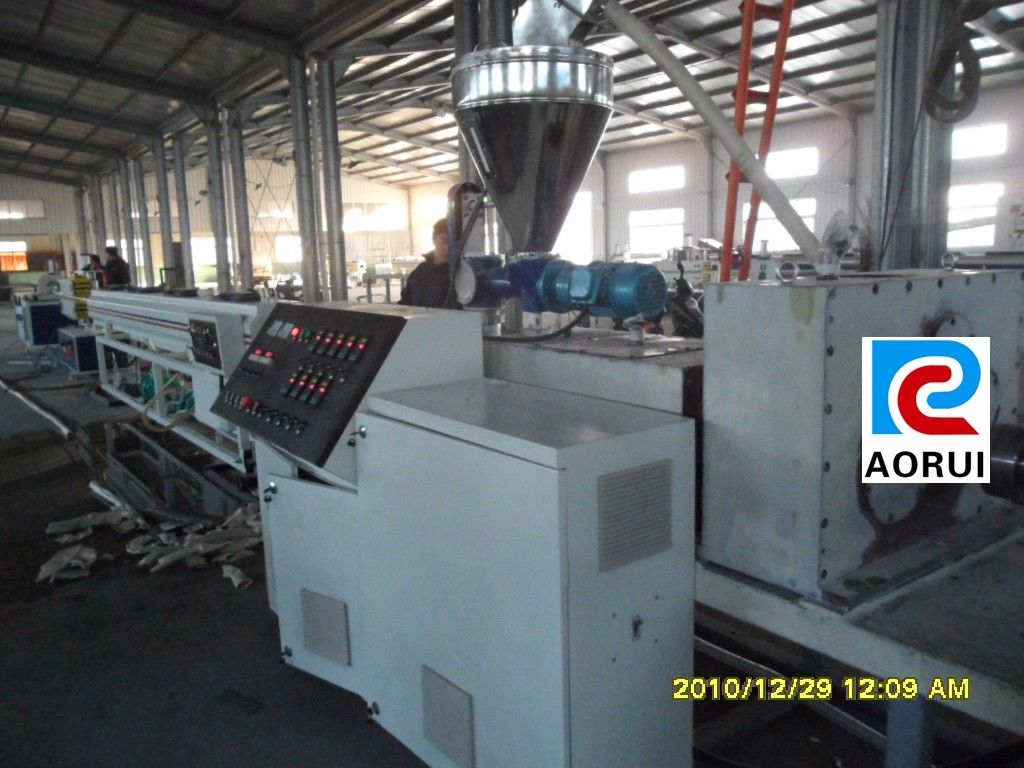 HDPE / LDPE Plastic Pipe Extrusion Line , Single Wall Corrugated Pipe ...
