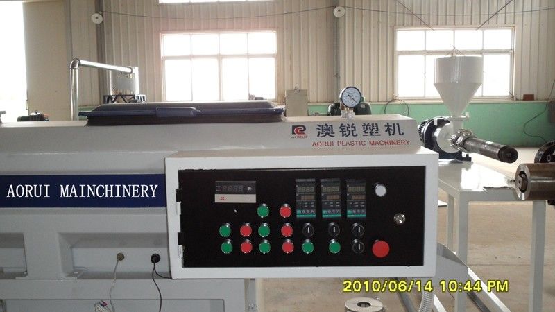 High Output Plastic Pipe Extrusion Line / Full Automatic PVC Pipe ...