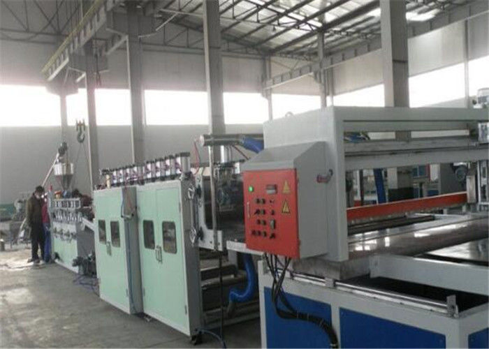 PVC WPC Board Production Line , PVC Semi - skinny Foam Board Making Machine