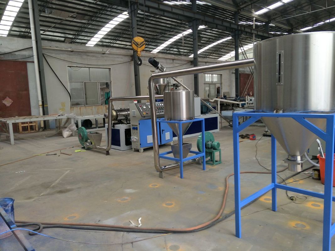 Recycled Flakes Granule Plastic Production Line With Double Stage ...
