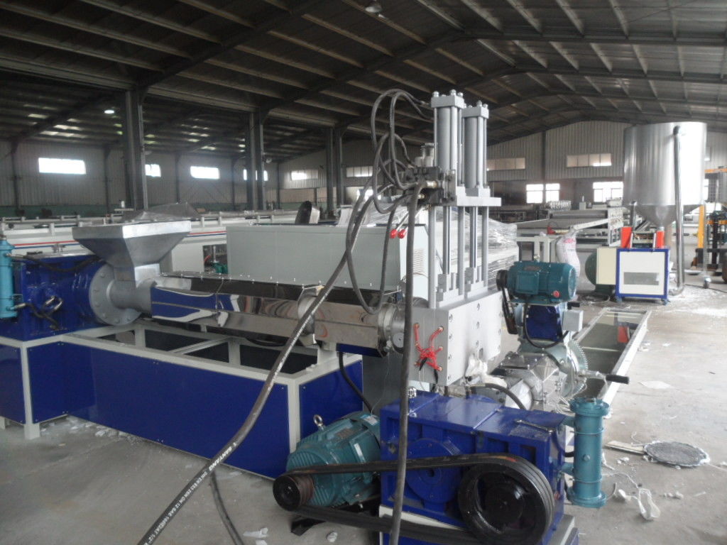 Double Stage Recycled Granule Single Screw Extruder , Bottle Flake ...