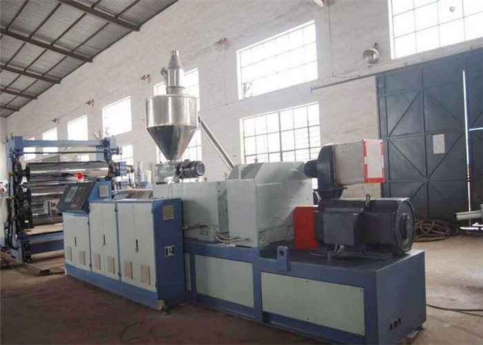50HZ PVC WPC Profile Extrusion Line , PP PE Wood Plastic Composite Machine